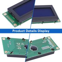 China Blue Film White Letters 2002K-1 Character LCD Module 2002 Long Strip Type Built In Module With Led Backlight for sale