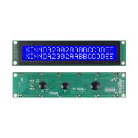 China Blue Film White Letters 2002K-2 Character LCD Module 20x02 3.3V/5V ST7066U Display for sale