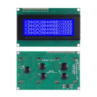 China Blue Film White Letters 2004A 3.3V Character LCD Module 4*20 Support Customized Language ST7066U Spot Module for sale