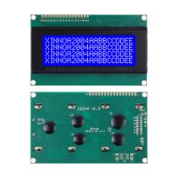 China 2004A 20x4 Character LCD Module ST7066U Controller COB Blue Film White Letters LED Backlight 98x60x13.1mm for sale