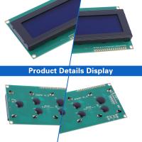 China 2004A 20x4 Character LCD Module ST7066U Controller COB Blue Film White Letters LED Backlight 98x60x13.1mm for sale