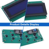 China 2004A IIC Adapter Board LCM Display Module 20x4 Dot Matrix ST7066U 98x60x13.1mm for sale