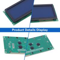 China Blue Film White Letters 2004C-3 Dot Matrix LCD Module 20x4 18PIN ST7066U 146x62.5mm for sale