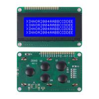 China 2004D LCD Module 4x20 Blue Film White Letters 77x47mm ST7066U COB Display for sale