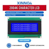 China Blue Film White Letters 2004K Liquid Crystal Display 4*20 Wide Angle Intelligent Electronic LCD Module for sale