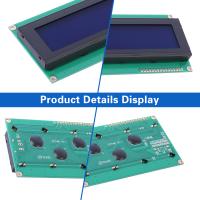 China Blue Film White Letters 2004K Liquid Crystal Display 4*20 Wide Angle Intelligent Electronic LCD Module for sale