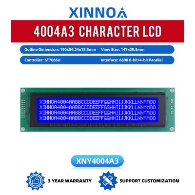China Blue Film White Letters 4004A3 4004 Character LCD Module 4X40 Interface Module ST7066U LED Backlight for sale