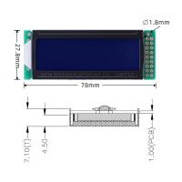 China Blue Film Wholesale 12232C-2 LCD Display Multilingual Module Serial Screen Controller SBN1661G for sale