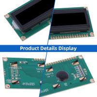 China BTN Black Film 1601A Character Display Screen 16 PIN ST7066 Multiple Font Character Screen for sale