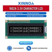 China BTN Black Film 1602A 3.3V LCD Dot Matrix Screen 2*16 LCD1602A ST7066U Multiple Font Character Screen for sale