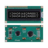 China BTN Black Film 1602A 3.3V LCD Dot Matrix Screen 2*16 LCD1602A ST7066U Multiple Font Character Screen for sale