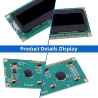China BTN Black Film 1602A 3.3V LCD Dot Matrix Screen 2*16 LCD1602A ST7066U Multiple Font Character Screen for sale