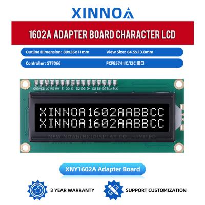 China BTN Black Film 1602A IIC Adapter Board IIC Adapter Board ST7066U Character LCD Module Display Screen for sale