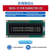 China BTN Black Film 1602A-13 Character Display Screen 1602 LCD ST7066U Multi Language Module COB LCD Module for sale