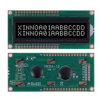 China BTN Black Film 1602A-13 Character Display Screen 1602 LCD ST7066U Multi Language Module COB LCD Module for sale