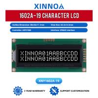 China BTN Black Film 1602A-19 Character Display Screen 1602 5V AIP31068 Multi Language Module COB LCD Module for sale