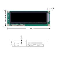 China BTN Black Film 1602B Character Dot Matrix Screen 2*16 LCD Character LCD Module Display Screen for sale