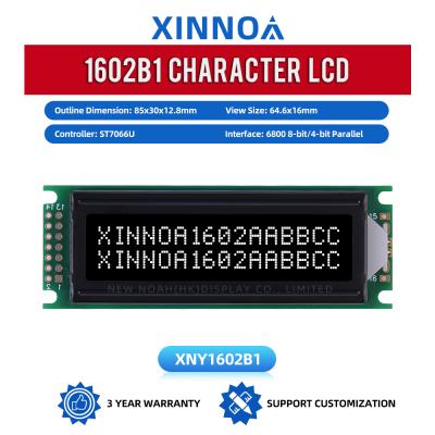 China BTN Black Film 1602B1 Multiple Font Character Screen 2*16 LCD LCM Module ST7066U Multi Language LCD Module for sale