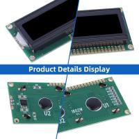 China 1602W 3.3V STN LCD Display Module 80x30x11mm 16PIN Graphic Dot Matrix Black Film for sale