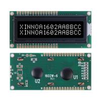China 1602W-6 16x2 Character LCD Display Module 80x36mm COB AIP31066L Black Film for sale