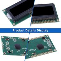 China 1602W-6 16x2 Character LCD Display Module 80x36mm COB AIP31066L Black Film for sale