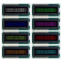 China 1602W-6 16x2 Character LCD Display Module 80x36mm COB AIP31066L Black Film for sale