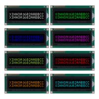 China BTN 1602Y Serial Port LCD Module 2x16 8PIN AIP31068 1602 Cob Monochrome Character Screen 80x30mm for sale