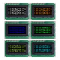 China BTN Black Film 1604A 3.3V LCD Module Multiple Languages ST7066U Industrial Computer LCM LCD Display Screen for sale