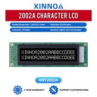 China BTN Black Film 2002A Liquid Crystal Display 2002 ST7066U 2-Line Character Screen Support Customization for sale