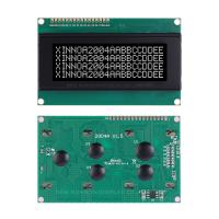 China 2004A 3.3V Character LCD Module 20x4 ST7066U Controller COB Black Film Display for sale