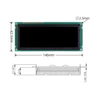 China BTN 2004C-3 20x4 Large Character LCD Screen 146x62.5mm COB Display ST7066U for sale