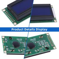 China Cyrillic 0802B 8x2 Character LCD Display Module COB ST7066 58x31.9mm for sale