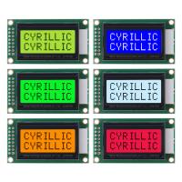 China Cyrillic Gray Film 0802B Character LCD Module ST7066 LCD Portable Display Module for sale