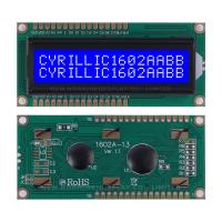 China Cyrillic Blue Film White Letters 1602A-13 Character Display Screen Multi Language Module COB LCD Module for sale