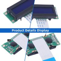 China Cyrillic 1602A-20-1A COB LCD Display Module 53x20x8.1mm ST7066U Controller for sale