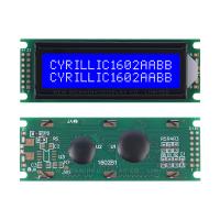 China Cyrillic Blue Film White Letters 1602B1 Multiple Font Character Screen LCD LCM Module Multi Language for sale