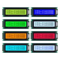 China Cyrillic Blue Film White Letters 1602B1 Multiple Font Character Screen LCD LCM Module Multi Language for sale