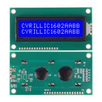 China Cyrillic Blue Film White Letters 1602C2 Character LCD Module Display Screen Support Scheme Development for sale
