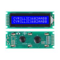 China Cyrillic 1602H LCD Display Module 85x30mm ST7066U Controller Blue Light 16x02 Character for sale