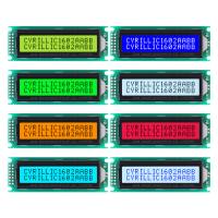 China Cyrillic 1602H LCD Display Module 85x30mm ST7066U Controller Blue Light 16x02 Character for sale