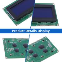 China Cyrillic 1604A 16x04 Character LCD Display Module 87x60x13mm ST7066U COB for sale