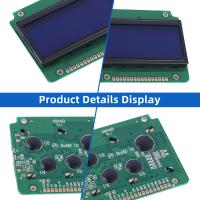 China Cyrillic 1604B Character LCD Module 69.8x57.4mm ST7066 Controller COB for sale