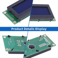 China Cyrillic 2002K-1 ST7066U COB LCD Display Module 180x40x14.5mm Customizable for sale