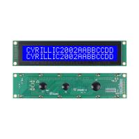 China Cyrillic 2002K-2 ST7066U COB Character LCD Display 180x40x14.5mm 20x02 for sale