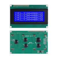 China Cyrillic 2004A 3.3V Character LCD Module 20x4 with Built-In LED Backlight 98x60x13.1mm for sale
