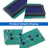 China Cyrillic 2004A 3.3V Character LCD Module 20x4 with Built-In LED Backlight 98x60x13.1mm for sale