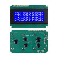 China Cyrillic 2004A 20x4 Character LCD Display Module ST7066U 5V 3.3V 98x60x13.1mm COB for sale
