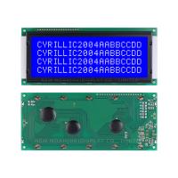 China Cyrillic 2004C-1 20x4 Large Character LCD Module Display 146x50mm ST7066U 4.1 Inch for sale