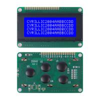China Cyrillic Blue Film White Letters 2004D Font Screen Interface Module ST7066U Single Row Interface Module for sale