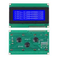China Cyrillic 2004K 20x04 COB LCD Display Module with I2C Adapter ST7066U 98x60x13.4mm for sale